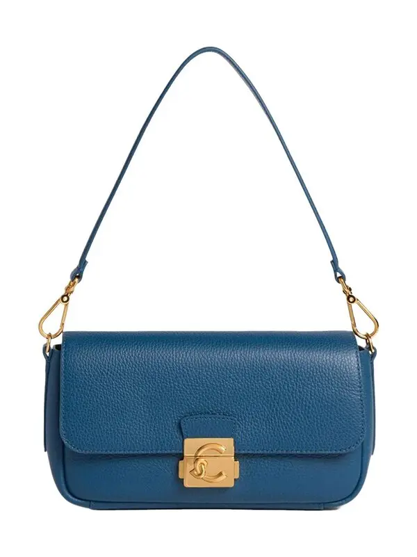 COCCINELLE Medium C-me Lock Shoulder Bag - Blue