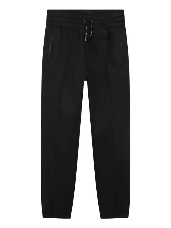 LANVIN Elasticated Drawstring Jogging Pants - Black