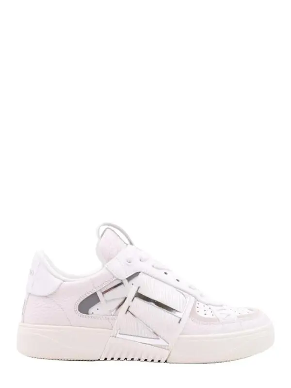 Valentino Garavani Vl7n Low-top Sneakers With Logo Detailing - White