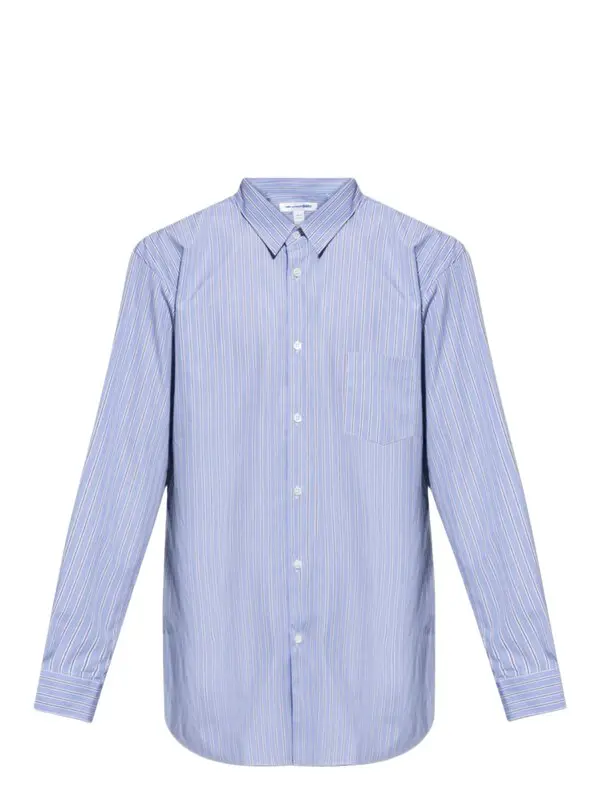 Comme Des Garçons Striped Shirt - Blue