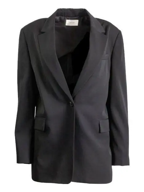 THE ROW Single-breasted Oversized Blazer - Black
