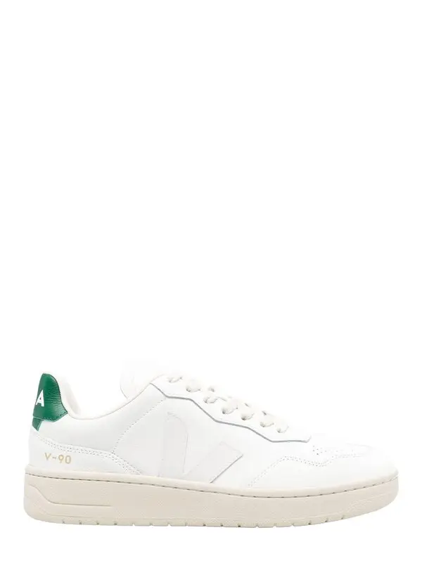 VEJA V-90 Low-top Sneakers - White/grass Green
