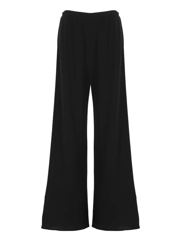 THE ROW Straight-leg Trousers - Black