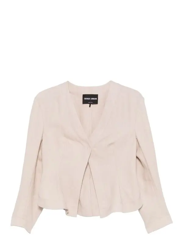 Giorgio Armani Linen Jacket - Sand Beige