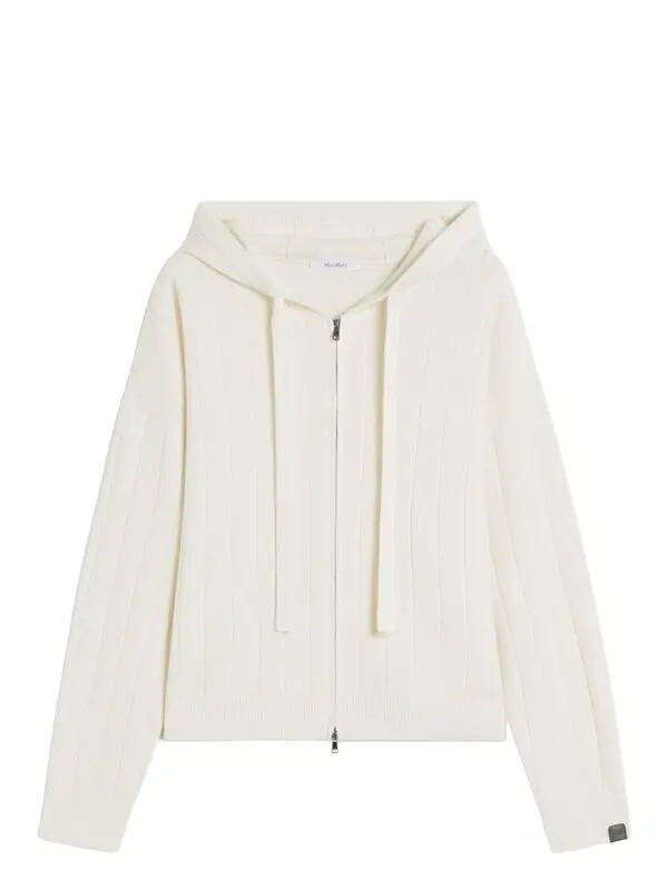 Max Mara Cashmere Yarn Cardigan - White