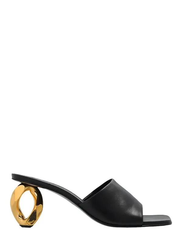 J.W.ANDERSON Chain Link Mules - Black