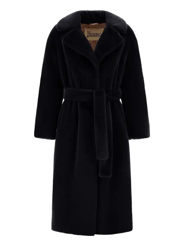 Herno Belted Waist Coat - Black