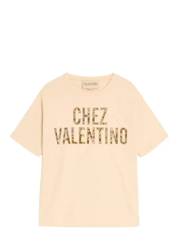 Valentino Garavani Chez Floral Print T-shirt - Birch