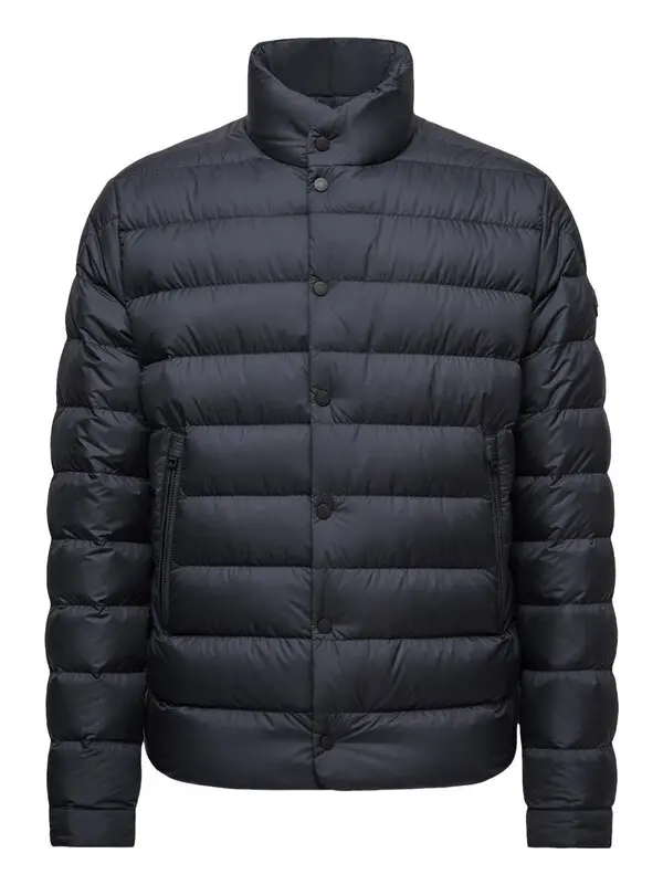 Moncler Lyco High-neck Quilted Jacket - Blue