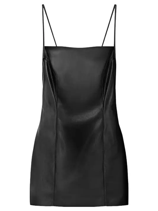 Nanushka Square Mini Dress - Black