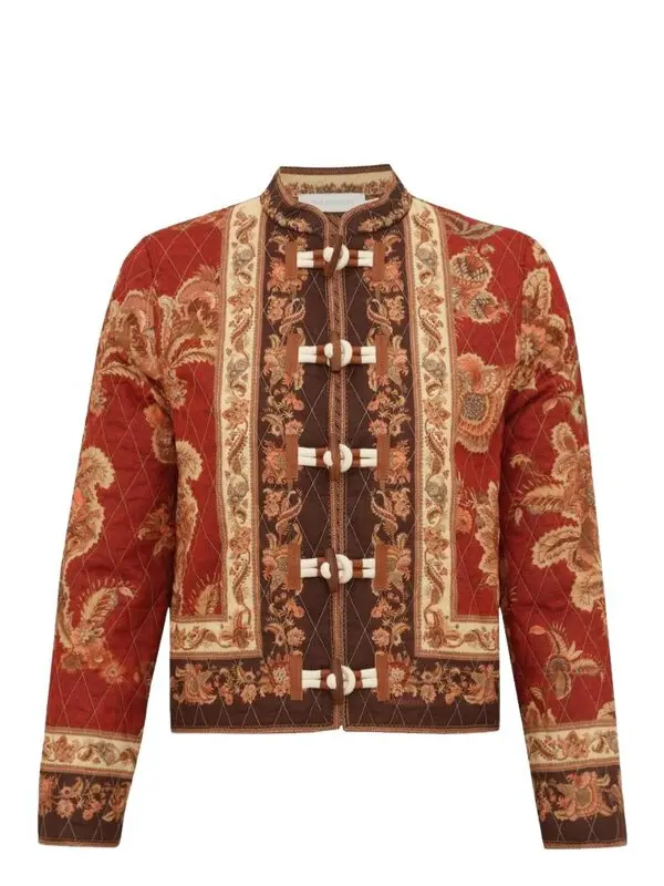 Zimmermann Aster Quilted Bomber Jacket - Spliced