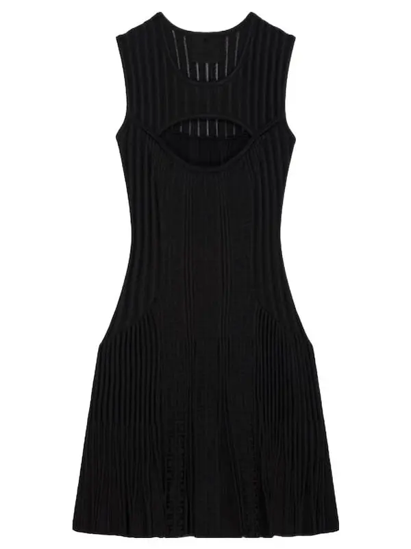Givenchy 4g Jacquard Sleeveless Mini Dress - Black