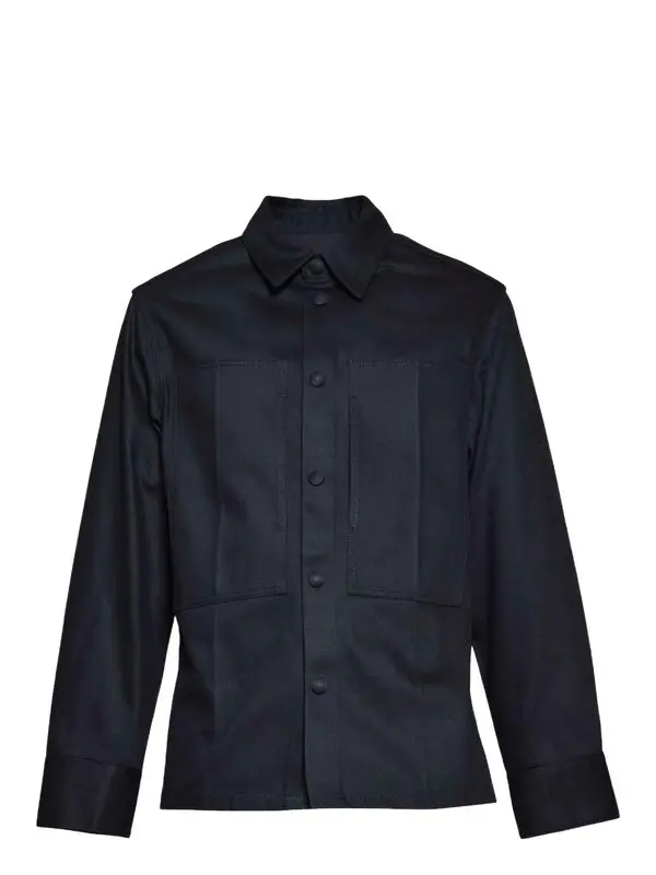 JIL SANDER Denim Buttoned Shirt - Black