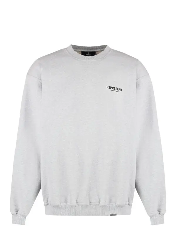 REPRESENT Owners' Club Crew Neck Sweater - Grey