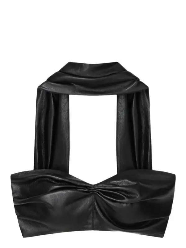 Nanushka Marinn Sleeveless Top - Black