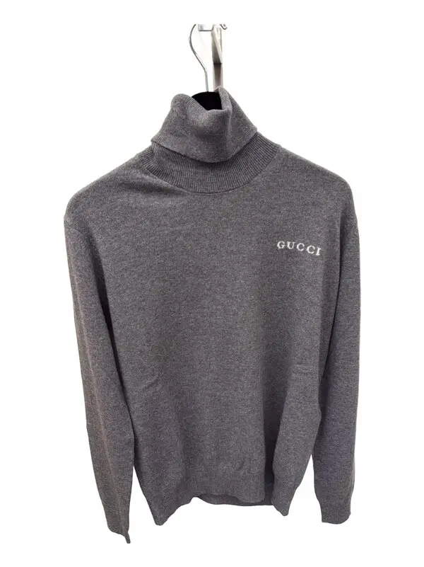 Gucci Turtleneck Knitted Jumper - Black
