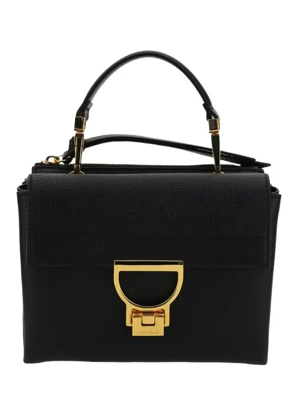COCCINELLE Arlettis Foldover Top Handbag - Black