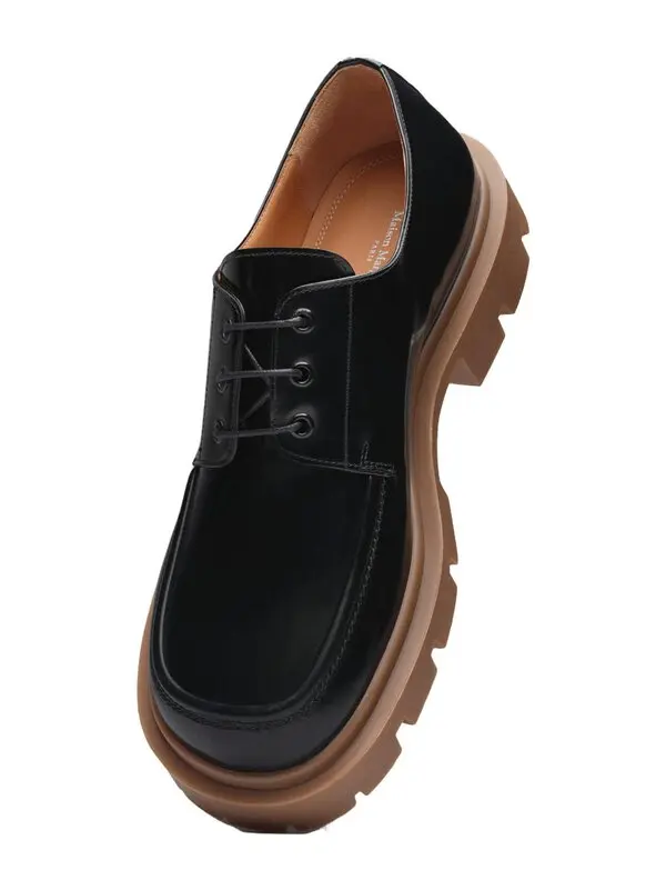 MAISON MARGIELA Lace-up Lug Sole Derby Shoes - Black
