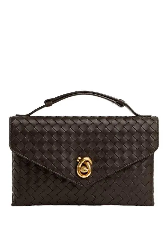 Bottega Veneta Intrecciato Knot Lock Crossbody Bag - Soft Candy