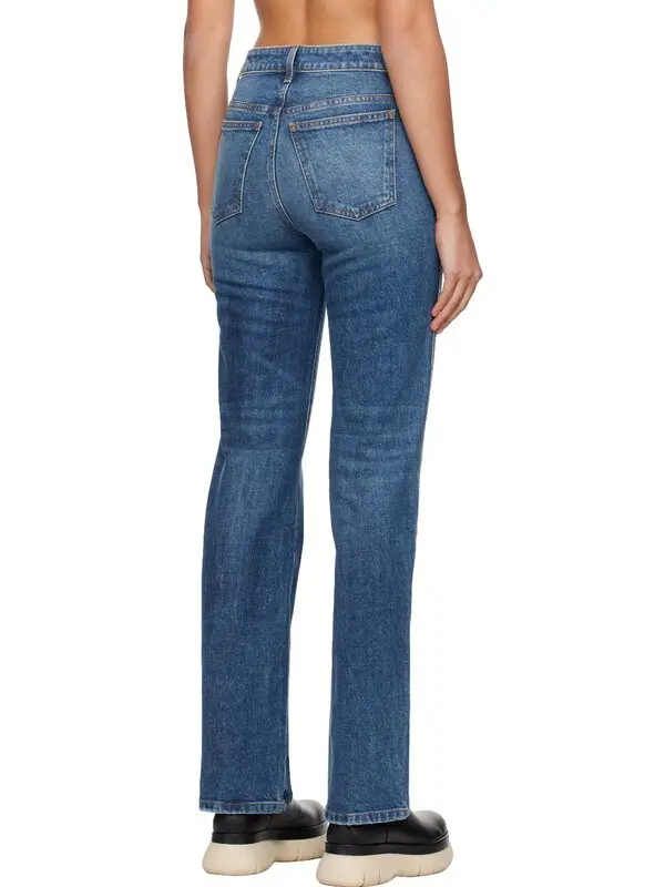 Khaite High-waist Five-pocket Jeans - Blue
