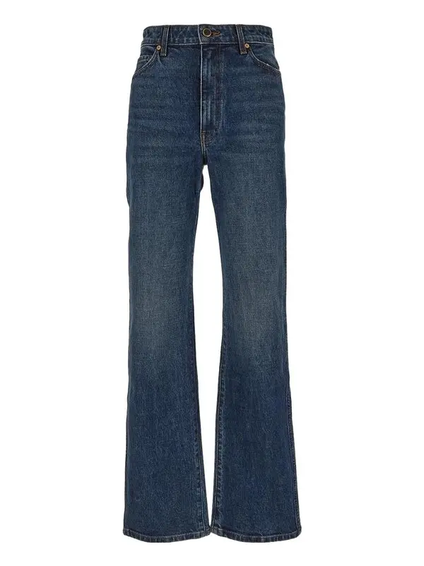 Khaite High-waist Five-pocket Jeans - Blue
