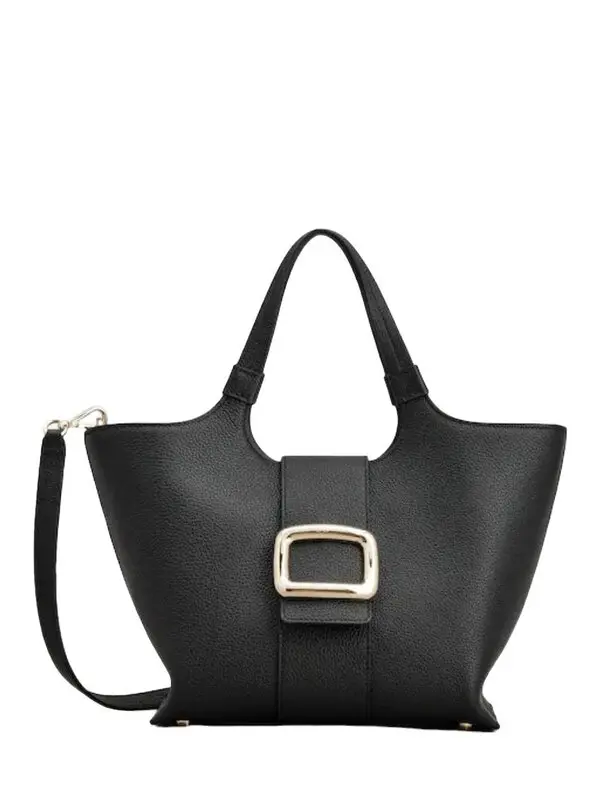 ROGER VIVIER Mini Viv Choc Tote Bag - Black