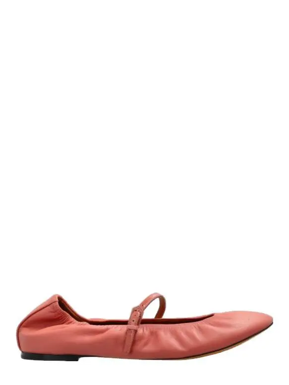 LANVIN Buckle-strap Ballet Flats - Red