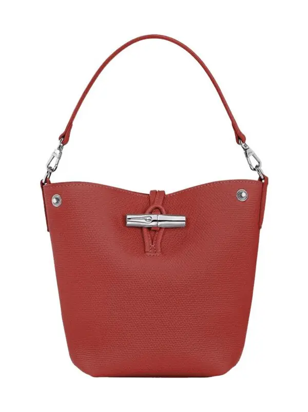 Longchamp Le Roseau Essential Xs Bucket Bag - Maroon
