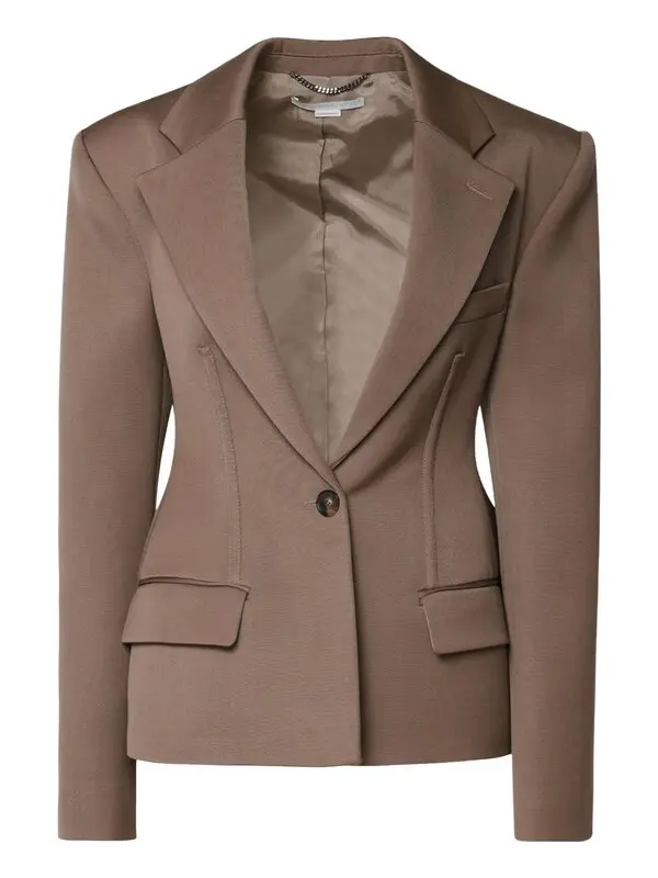 Stella McCartney Single-breasted Blazer - Beige
