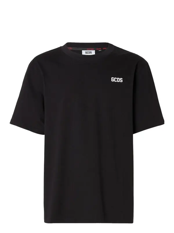 Gcds Low Band Logo Regular T-shirt - Black