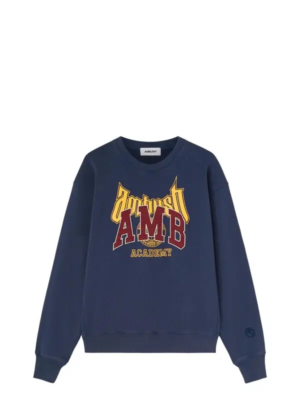 AMBUSH Graphic Sweatshirt - Blue/auburn