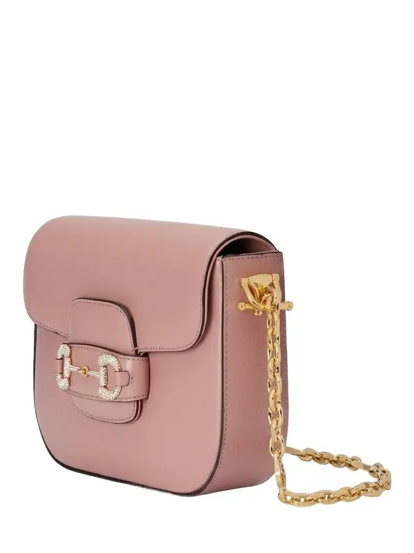 Gucci Mini Horsebit 1955 Shoulder Bag - Pink
