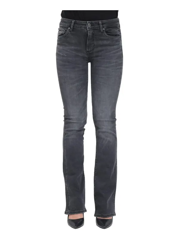 Armani Exchange Faded Bootcut Jeans - Gradient Black