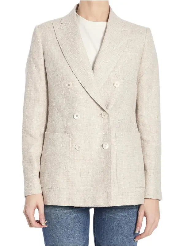 Max Mara Targa Double-breasted Jacket - Sand