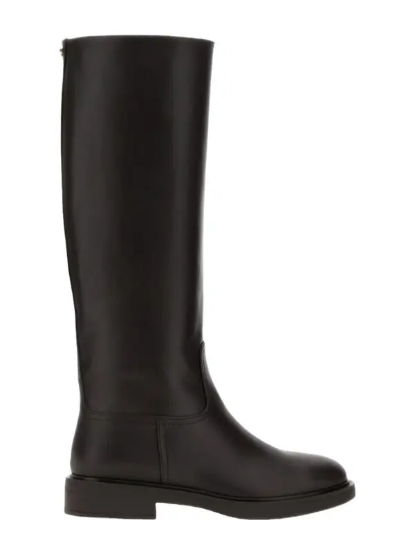 GIANVITO ROSSI Round Toe Boots - Black