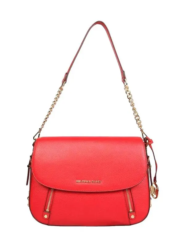 Michael Kors Top Flap Shoulder Bag - Red