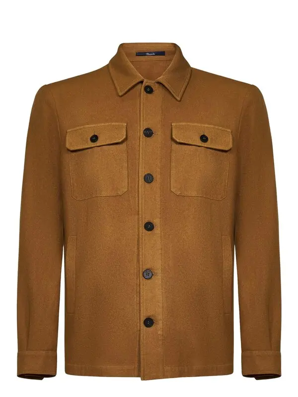 DRUMOHR Cashmere Shirt - Brown