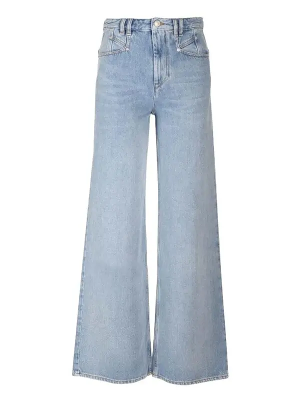Isabel Marant Étoile Lemony Wide-leg Jeans - Gray