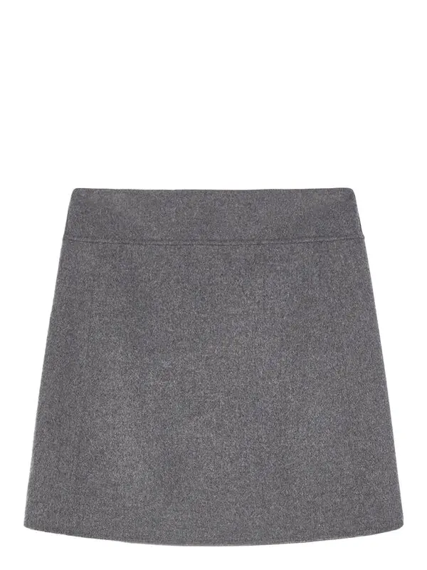 Max Mara Wool Skirt - Medium Gray