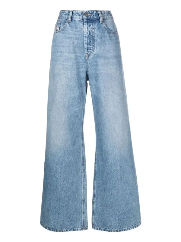 DIESEL® 1996 D-sire Low-rise Wide-leg Jeans - Blue
