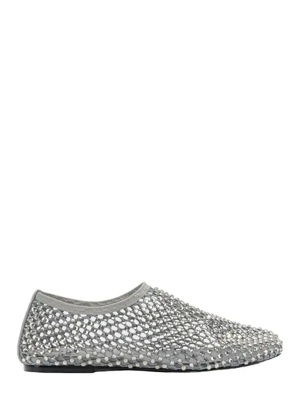 STRATEGIA Dolly Embellished Ballerinas - Grey