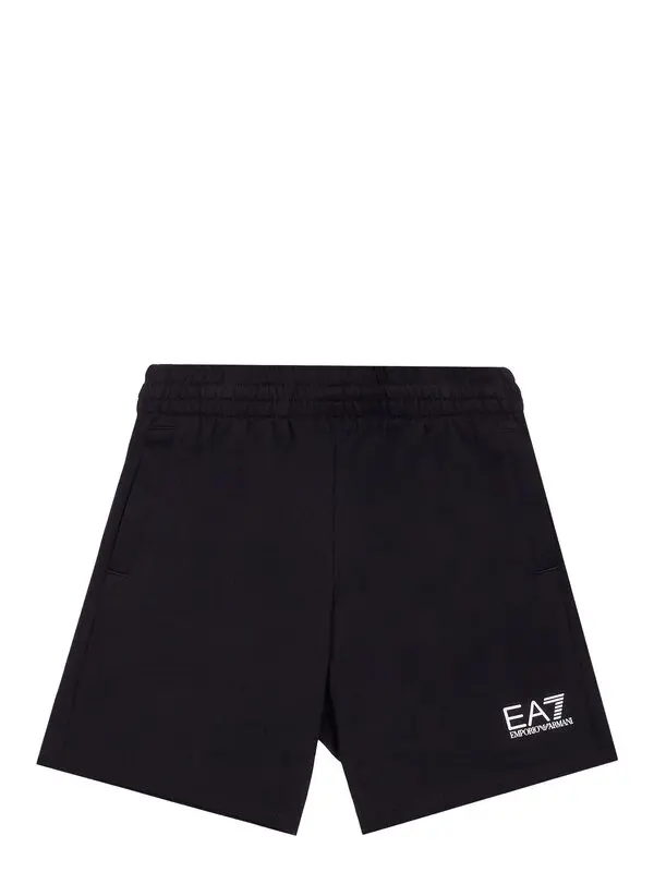 EA7 Elasticated Logo Shorts - Navy Blue