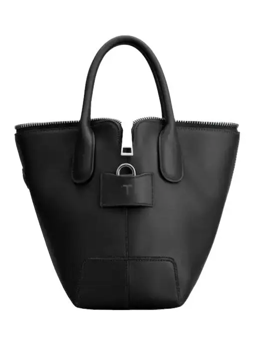 TOD'S Di Bag Swing Zip Mini Bag - Black