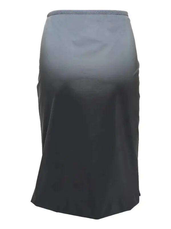 Alexander Wang Reflective Mid-waist Midi Skirt - Black