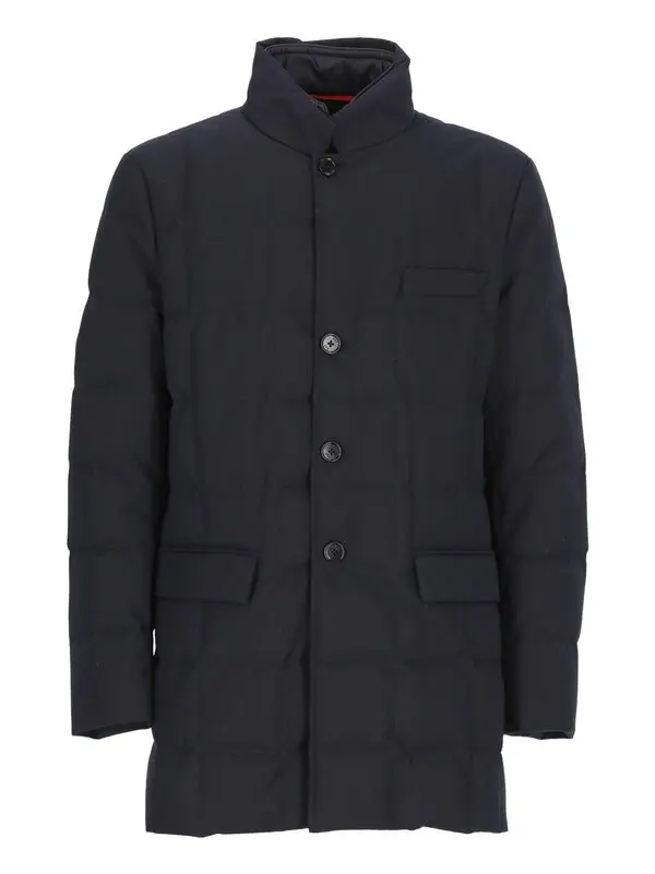 FAY Double-front Down Jacket - Blue