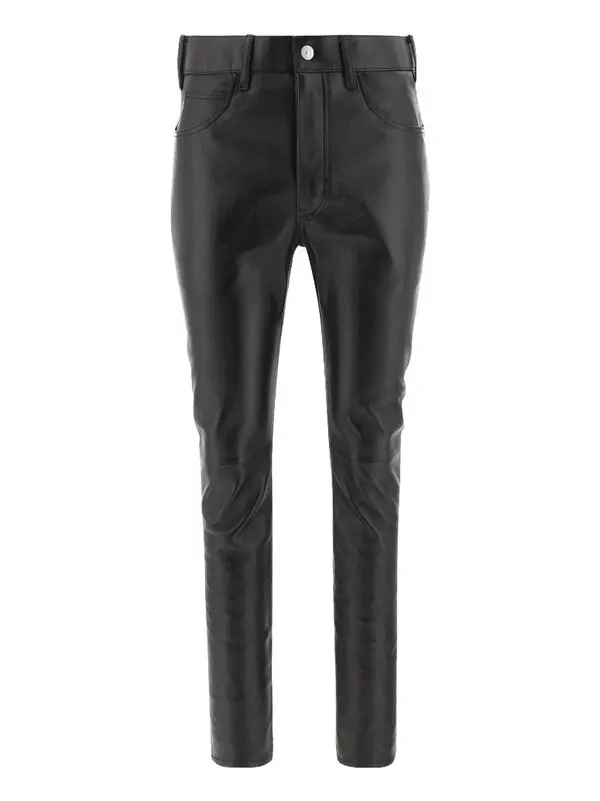 Celine Lou Jeans In Soft Lambskin - Black