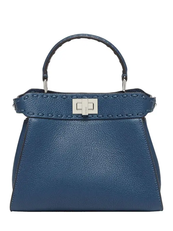 Fendi Peekaboo Mini Tote Bag - Blue