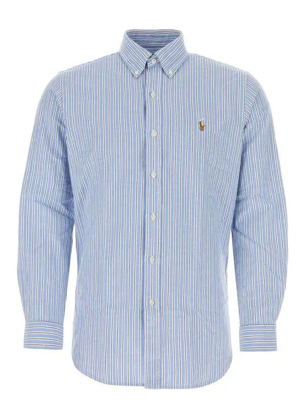 Polo Ralph Lauren Striped Oxford Shirt - Blue