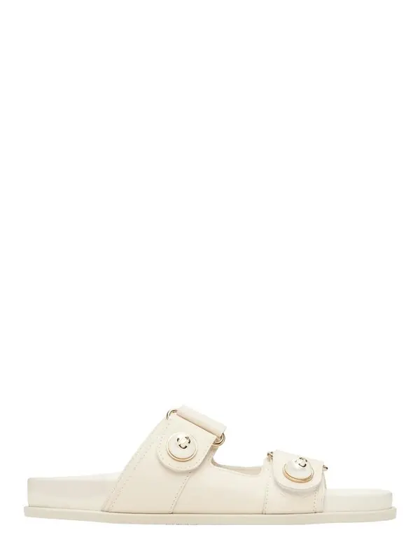 JIMMY CHOO Fayence Embellished Sandals - Nude