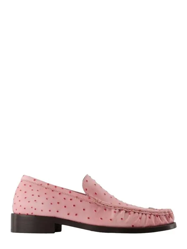 Acne Studios Dot Embossed Loafers - Pink